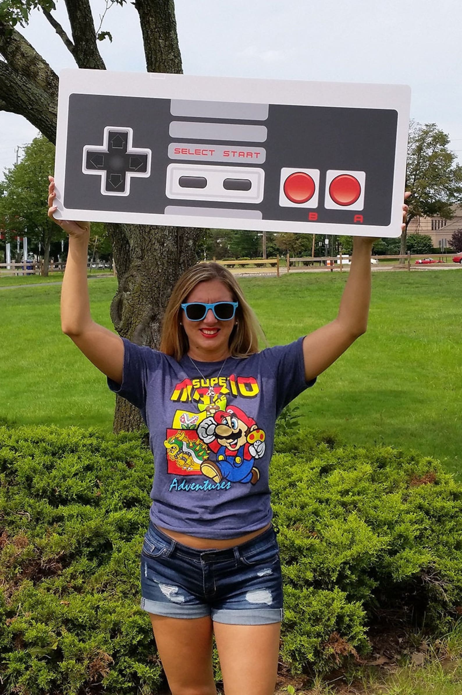 NES Style Controller Photo Prop Frame Video Game Party Prop - Etsy