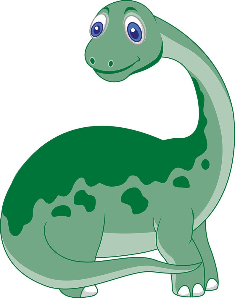 Dinosaur Party Prop, Dinosaur Printable, Green Kid Dinosaur, Dinosaur ...