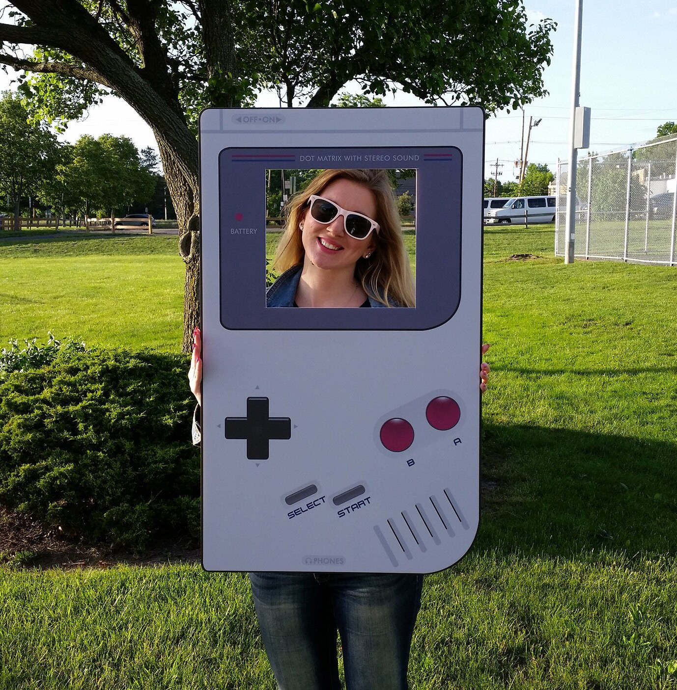 Game Boy Style Photo Prop Frame Video Game Party Prop Gamer - Etsy