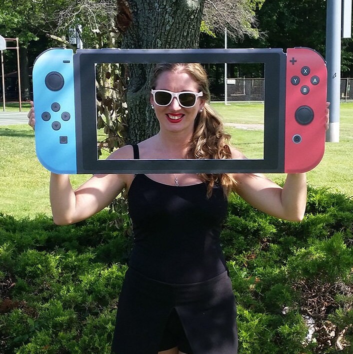Switch Style Photo Prop Frame, Video Game Party Prop, Gamer, Selfie ...