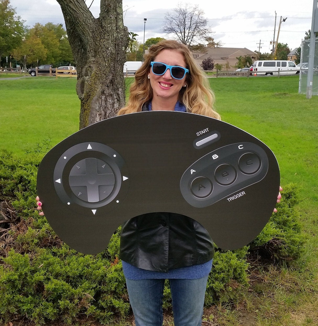 Genesis Style Controller Photo Prop Frame, Video Game Party Prop, Gamer ...