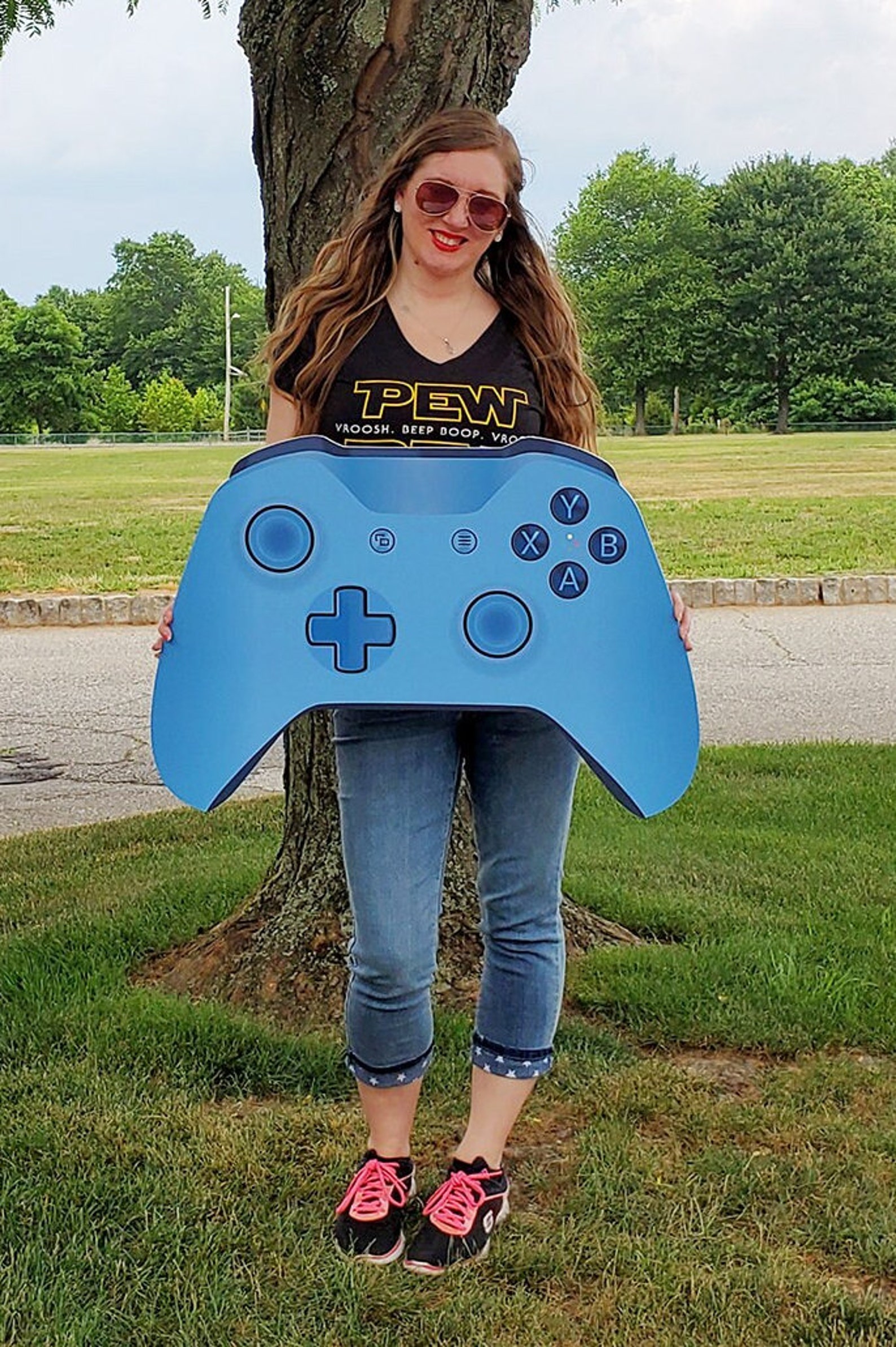 Xbox Style Video Game Controller Photo Booth Frame, Gamer Party Prop ...