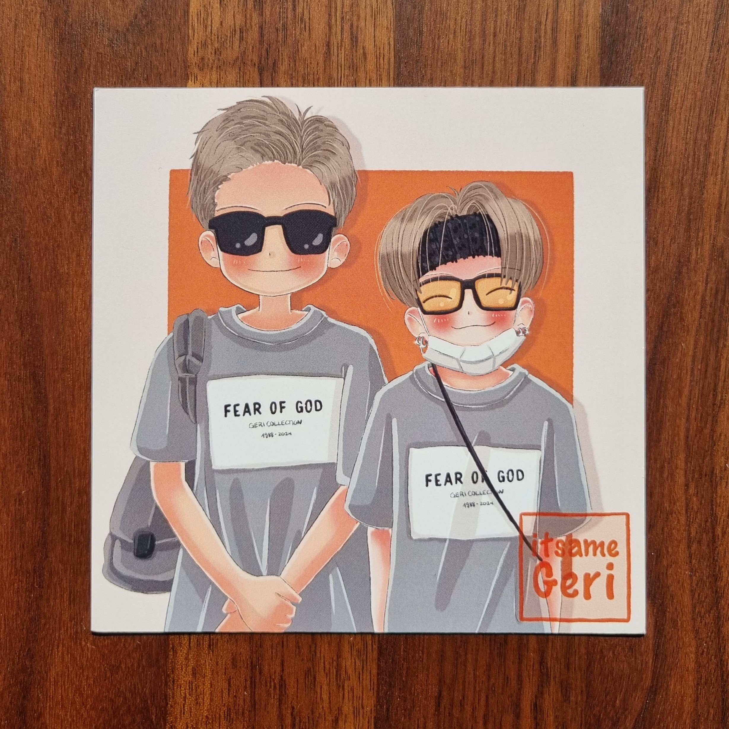 Various BTS Yoongi Unit Art Prints 12x12cm - Etsy UK