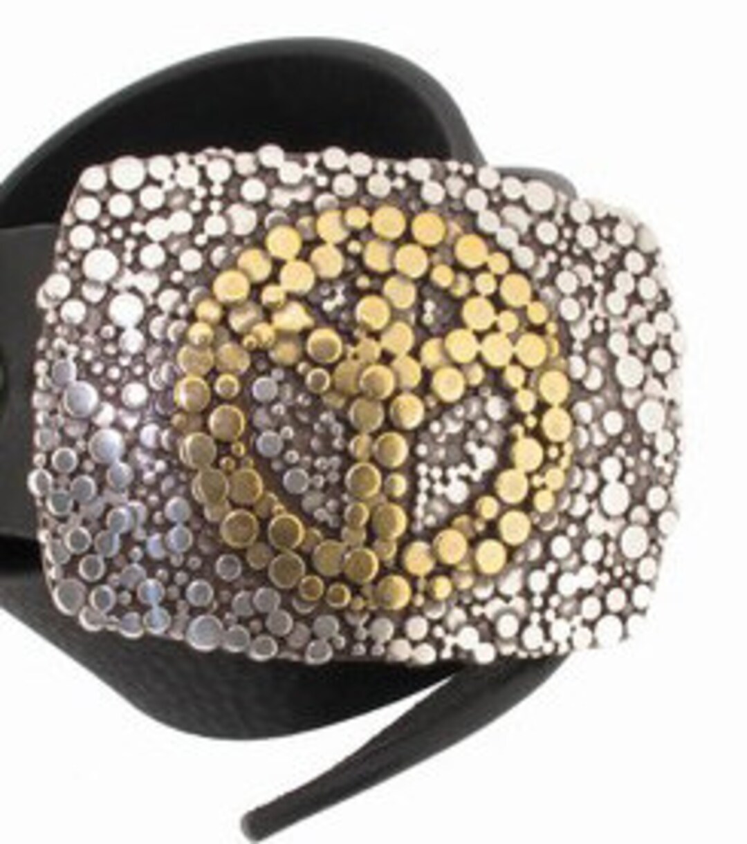 Belt Buckle Peace Motif Belt Clasp - Etsy