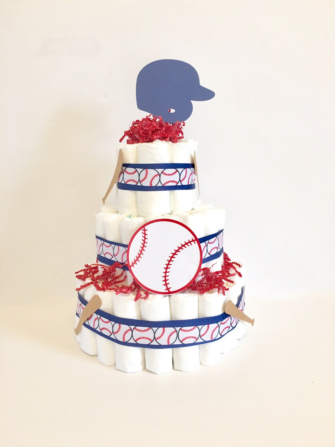 Baseball Diaper Cake / Sports Diaper Cake / Baby Shower - Etsy