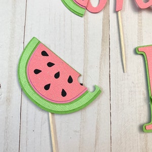 Watermelon Cupcake Toppers / Cupcake Toppers / Watermelon - Etsy