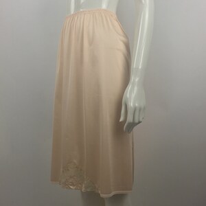 1970's Vanity Fair Champagne Pink Half Slip W Embroidered Accent|pink ...