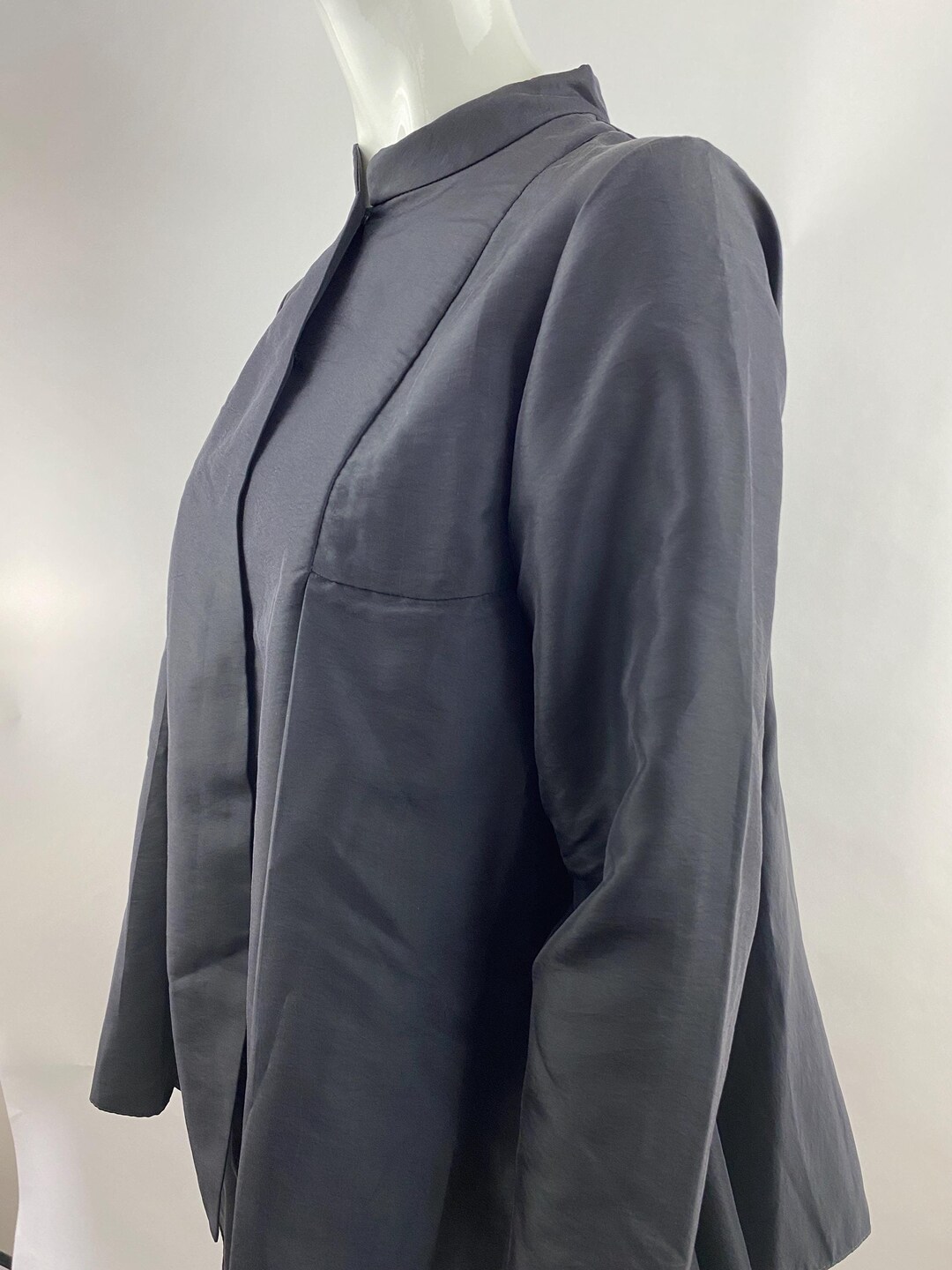 Rubin Singer Studio High Low Black Blouse|flaired Trapeze Blouse ...