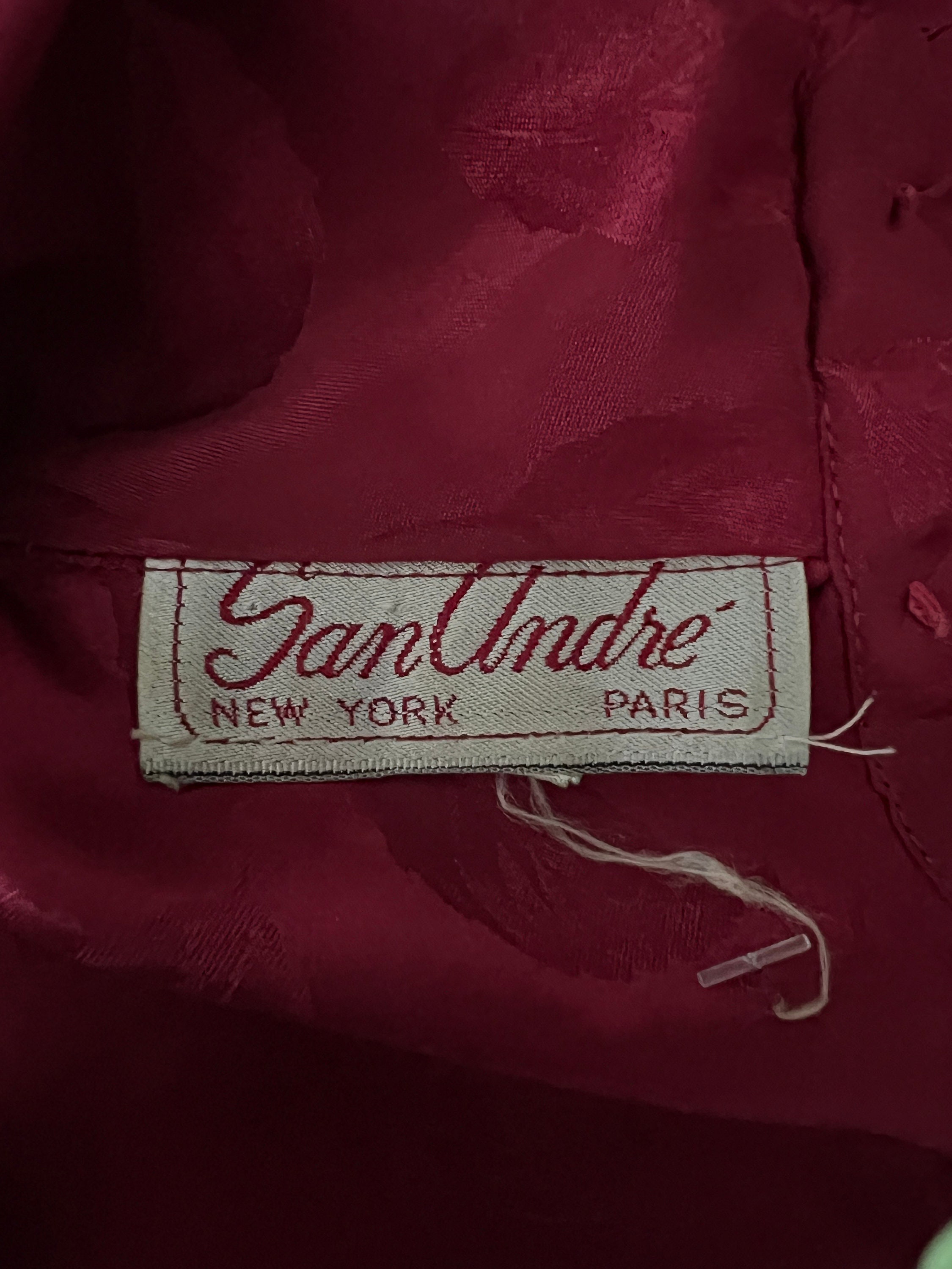 80's San Aandre Ruby Red Blouse|librarian Blouse|secretary's Blouse ...