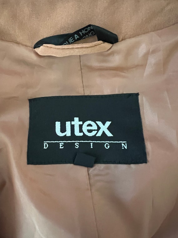 1980's Utex Design Classic Trench Coat Batwing|Vintag… - Gem