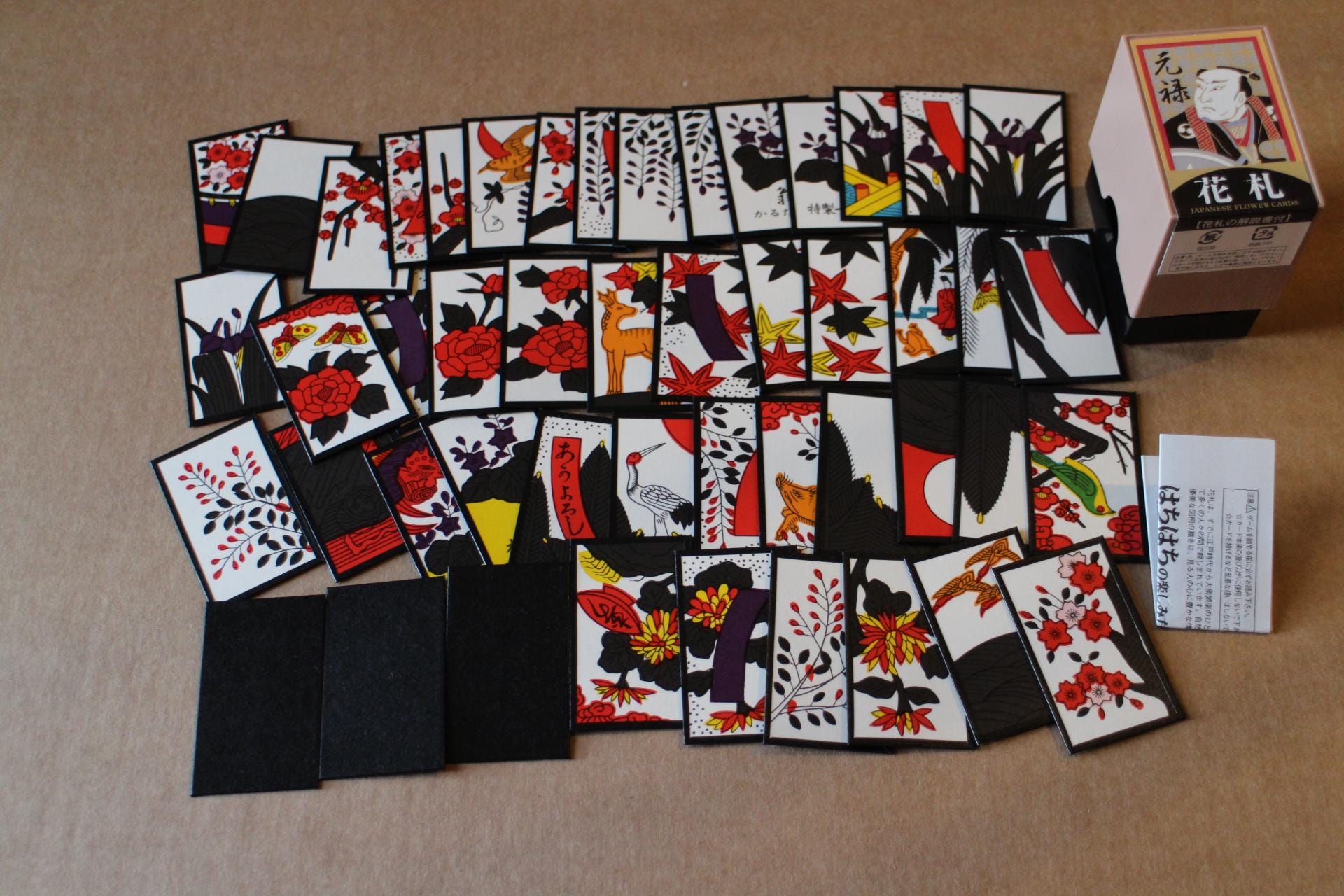 Japanese Hanafuda Card Game Traditional Authentic Made in Japan - Etsy