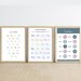 Set of 15 Educational Poster Wall Art, Classroom Posters, Homeschool ...