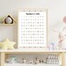 Numbers 1-100 Poster: Colorful Minimalist Math, Classroom Decor ...