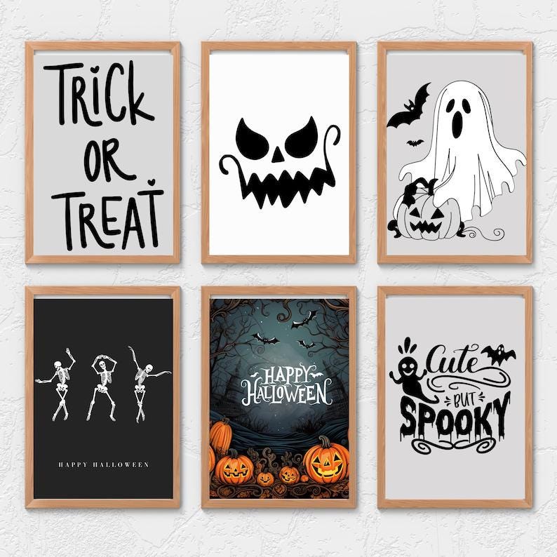 Watercolor Halloween Clipart Bundle: Ghost, Pumpkin, Witch Hat (PNG) - Etsy