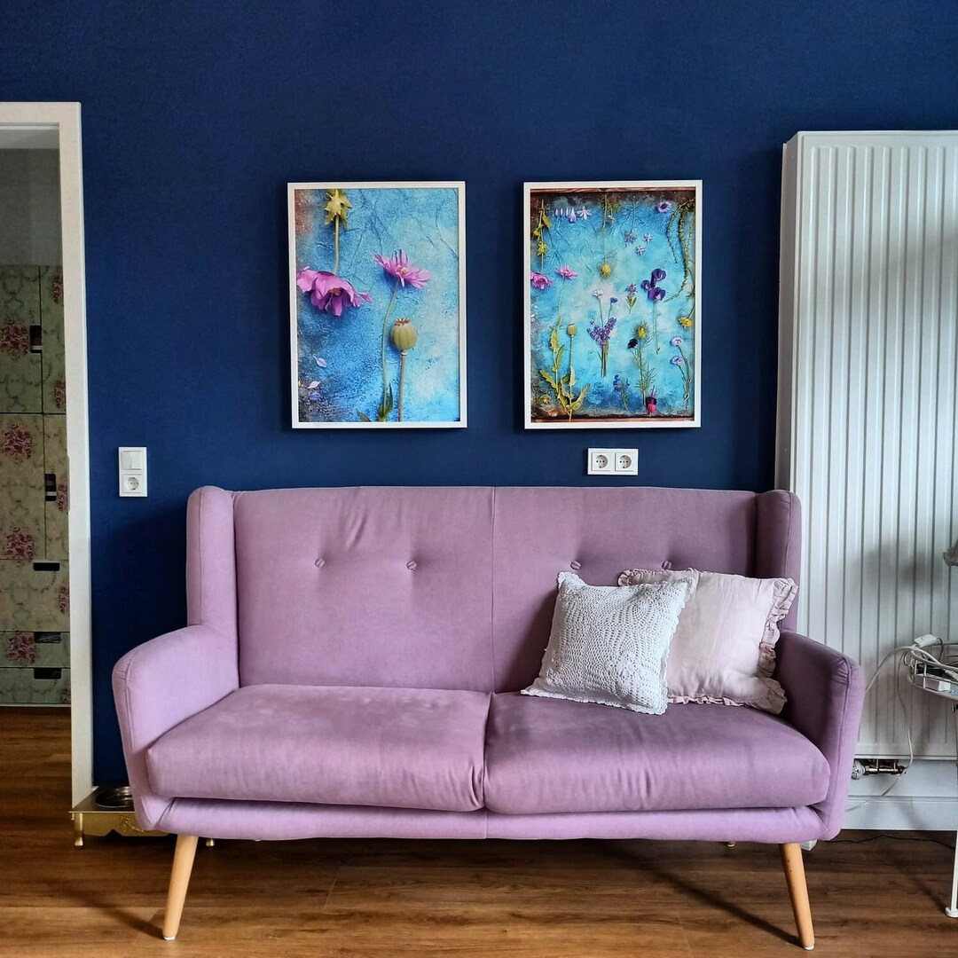 Art Print Flowers, Photography Acrylic Paintings With Plants, 5 ...