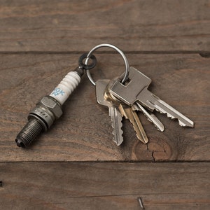Spark Plug Key Ring Pendant - Etsy