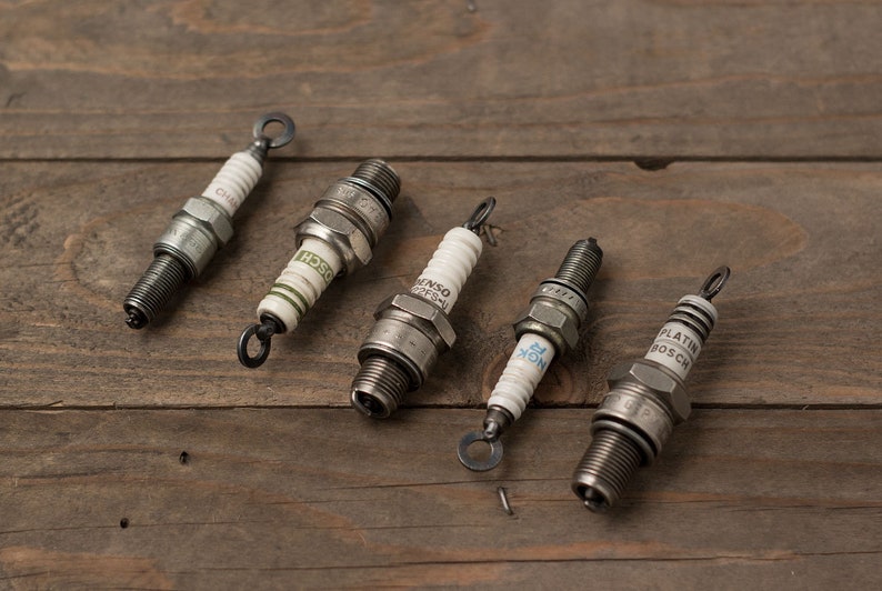 Spark Plug Key Ring Pendant | Etsy