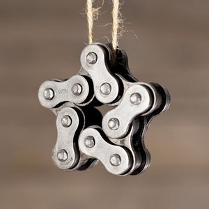 Star Pendant From an Old Motorcycle Chain - Etsy