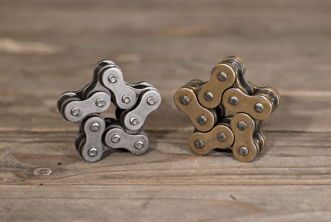 Star Pendant From an Old Motorcycle Chain - Etsy