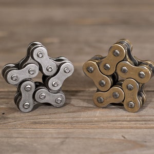 Star Pendant From an Old Motorcycle Chain - Etsy