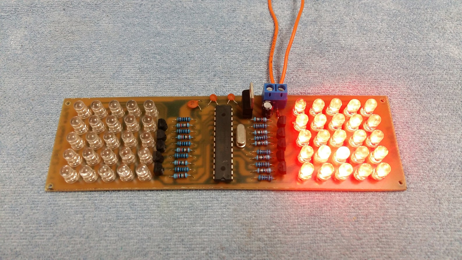 Red Blue Chaser Sequencer LIGHT Show 50 LED Circuit Knight | Etsy