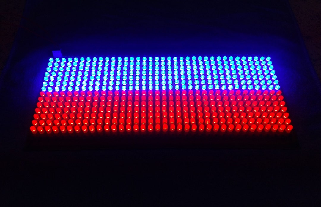 Red & Blue LED Panel for Light Show Effect 36x14 24V DC Power 504 LED ...