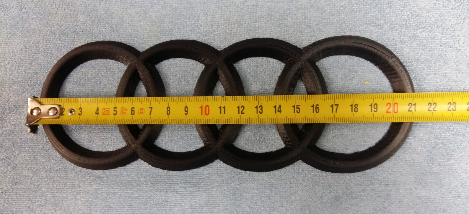 Symbol Audi Logo Ring Sign Badge Rings Emblem 3D - Etsy