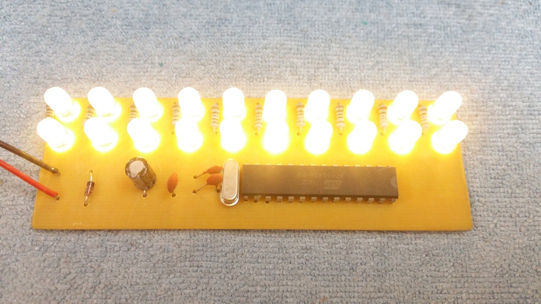 Superbright YELLOW LED Circuit Chaser Sequencer LIGHT Show Knight Rider ...