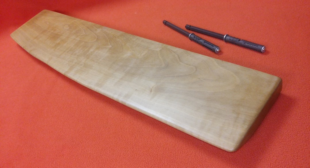 CUSTOM HAND FORGED Shelf, Live Edge Shelf, Floating Shelf, Pear Wood ...