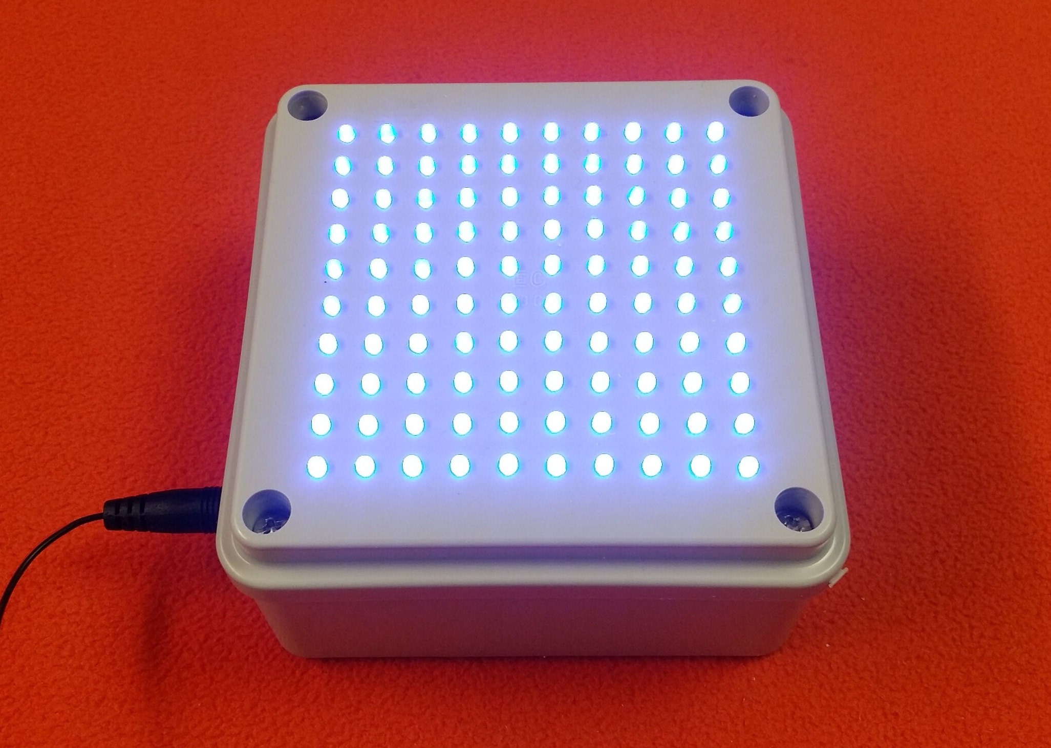 BLUE LED Matrix Display Cube Box Light Show Effect 10 X 10 - Etsy