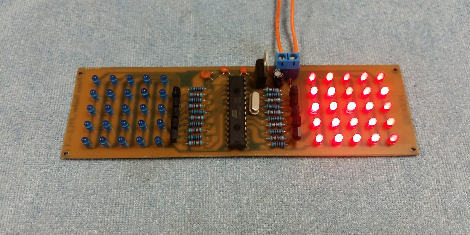 Red Blue Chaser Sequencer LIGHT Show 50 LED 3mm Circuit - Etsy