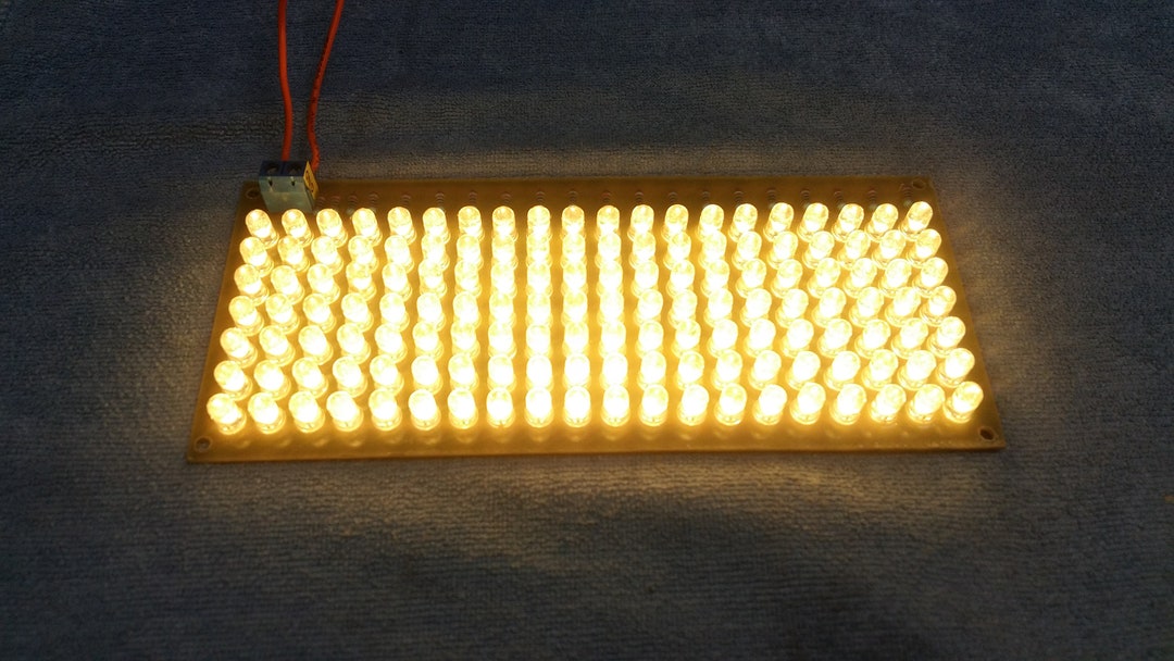 Superbright YELLOW LED Panel Array, Matrix Lamp for Diy Light Show ...