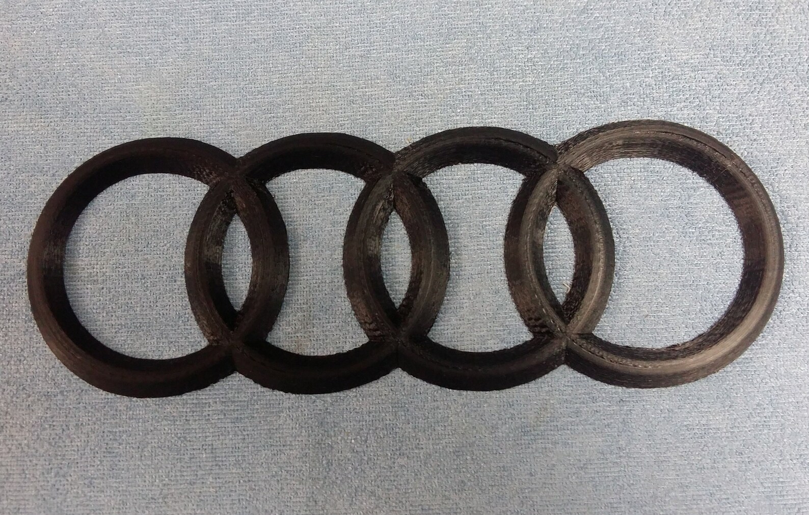 Symbol Audi Logo Ring Sign Badge Rings Emblem 3D - Etsy