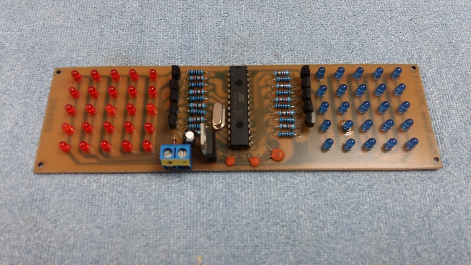 Red Blue Chaser Sequencer LIGHT Show 50 LED 3mm Circuit - Etsy