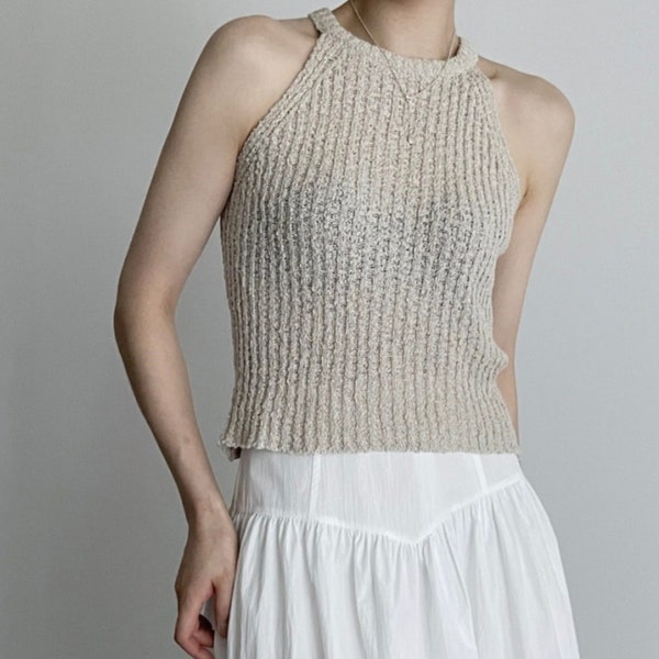 Knit Halter Tops for Women - Etsy