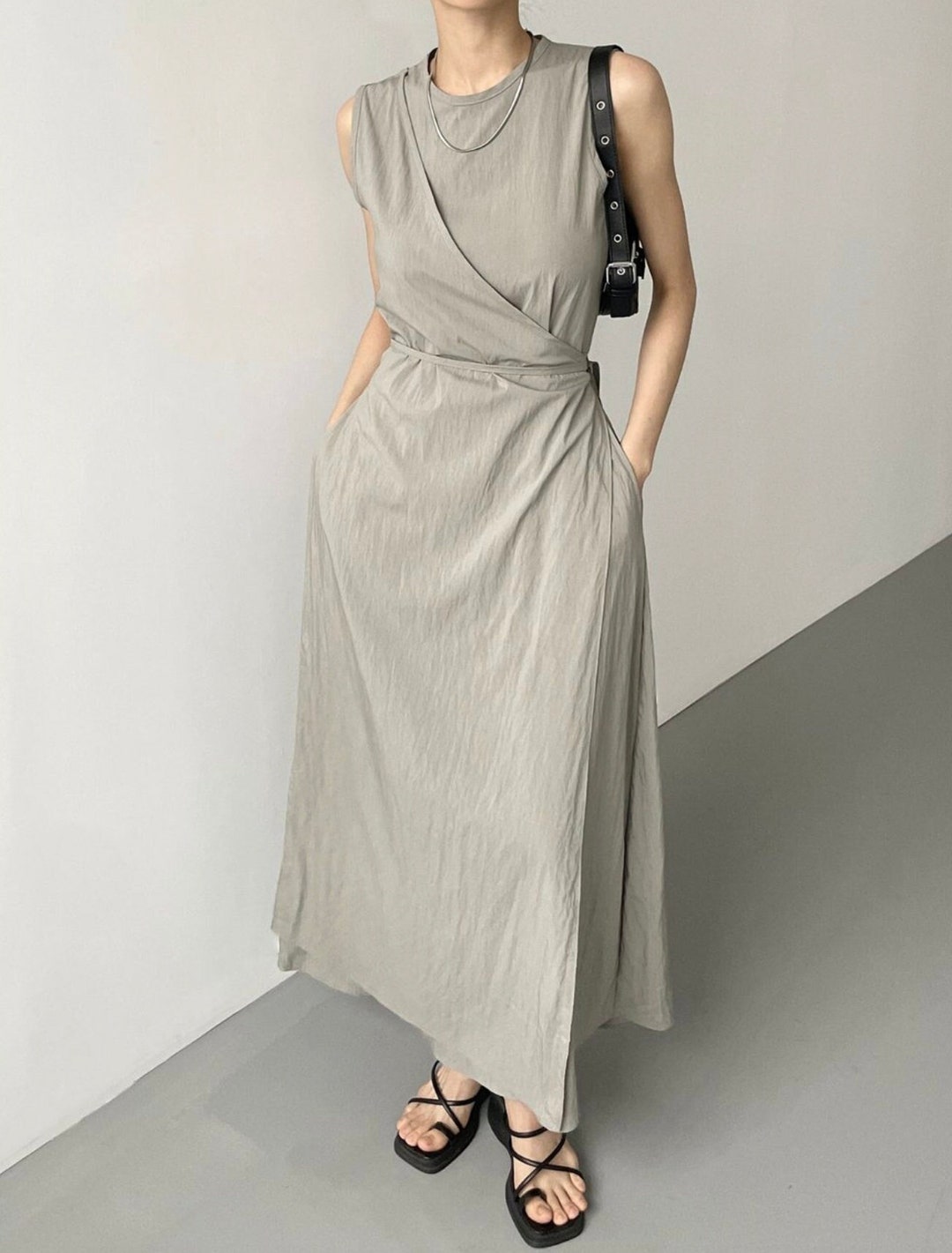 Loose Wrap Dress Maxi Dress Mood Wrap Dress Romantic - Etsy