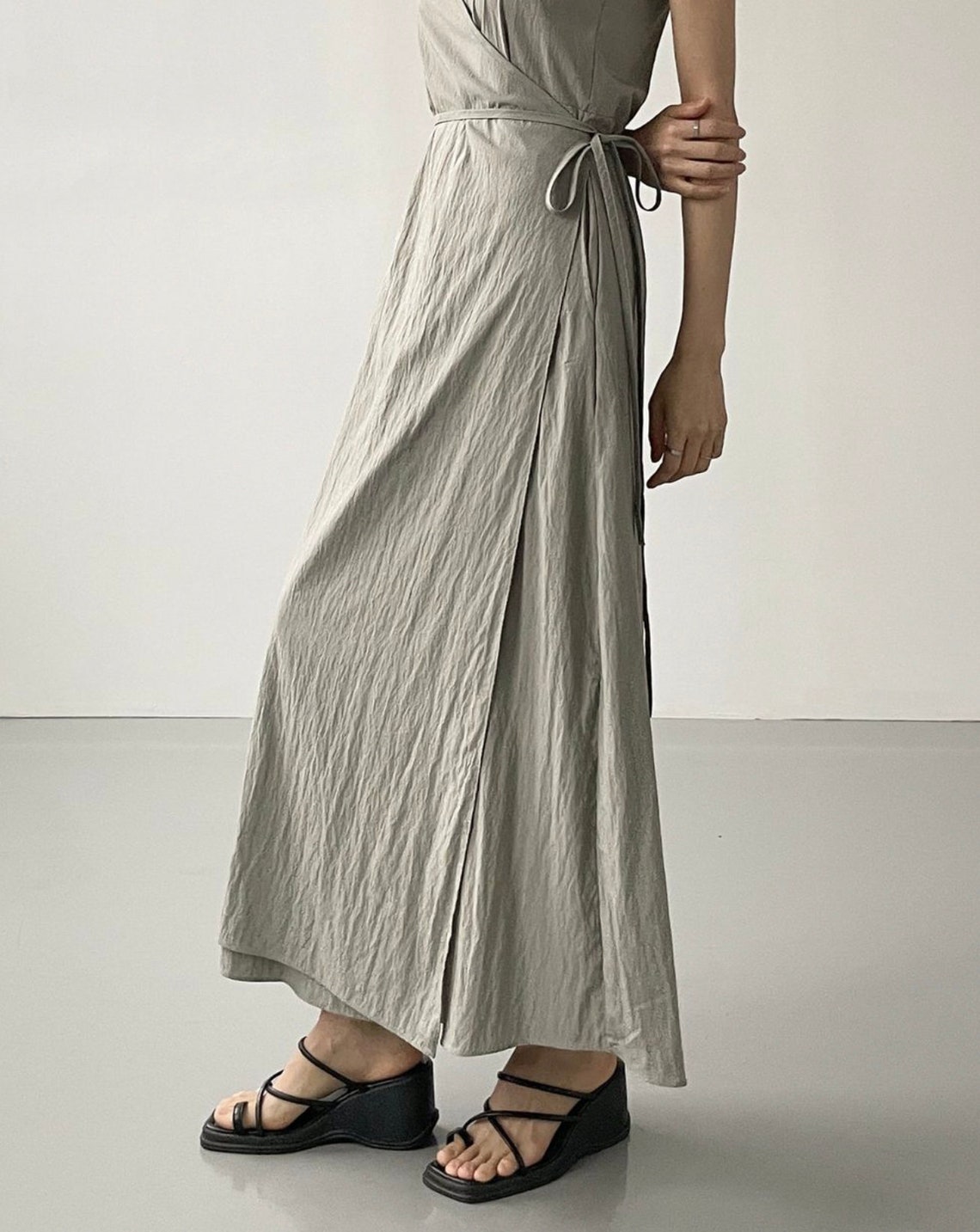 Loose Wrap Dress Maxi Dress Mood Wrap Dress Romantic - Etsy