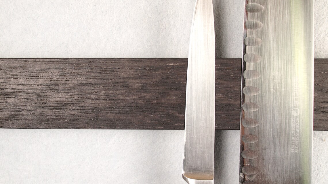 Tasmanian Oak Magnetic Knife Racks Black Finish. 30 45 and - Etsy Australia