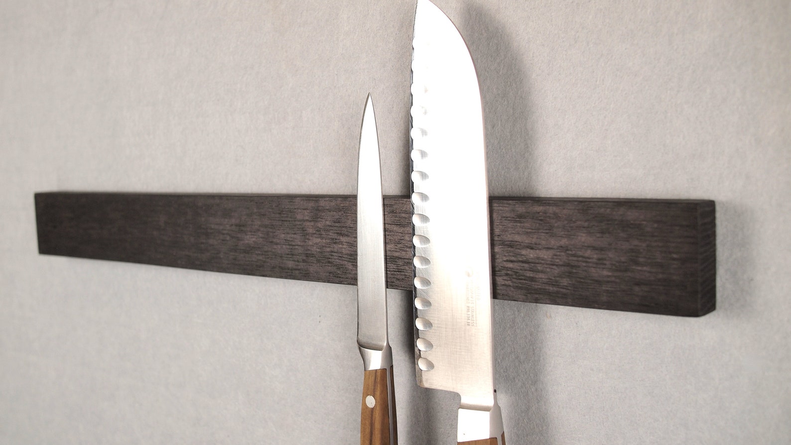 Tasmanian Oak Magnetic Knife Racks Black Finish. 30 45 and - Etsy Australia