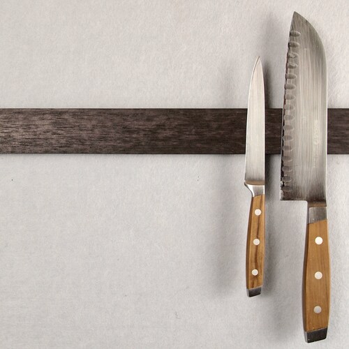 Tasmanian Oak Magnetic Knife Racks Black Finish. 30 45 and | Etsy Australia