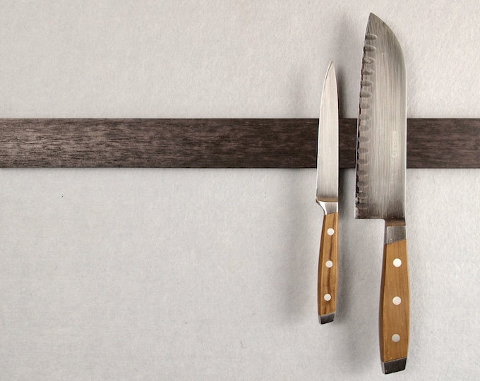 Tasmanian Oak Magnetic Knife Racks, Black Finish. 30, 45 and 60cm - Etsy