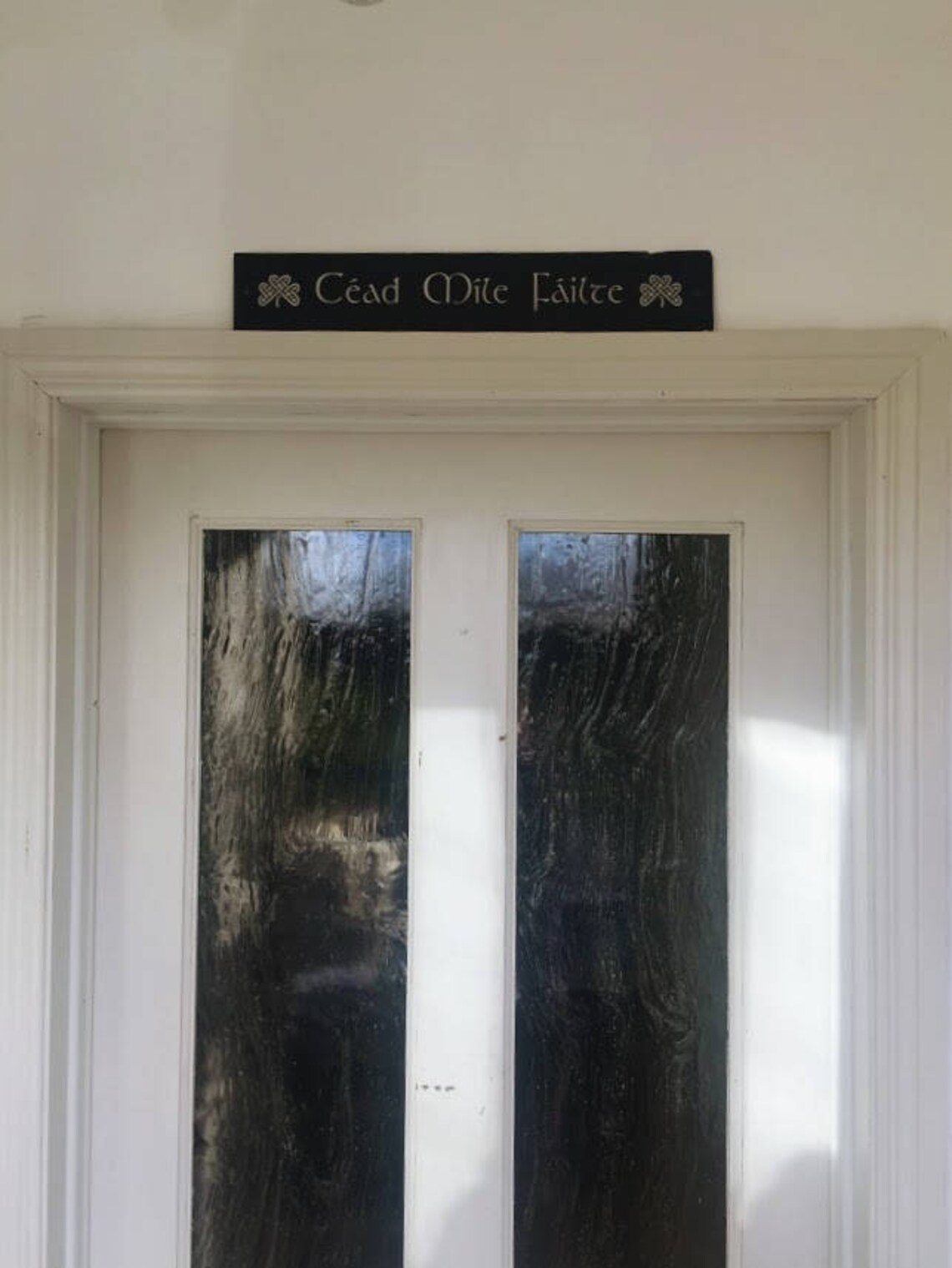 Irish Welcome Sign Céad Mile Fáilte Slate Sign-porch - Etsy