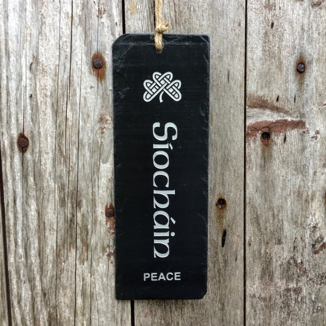 Irish Slate Sign - Porch Sign - Irish Hand Made Slate Plaque - Irish ...
