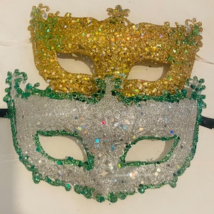 Luxury Masquerade Ball Masks in 2 Colours - Etsy