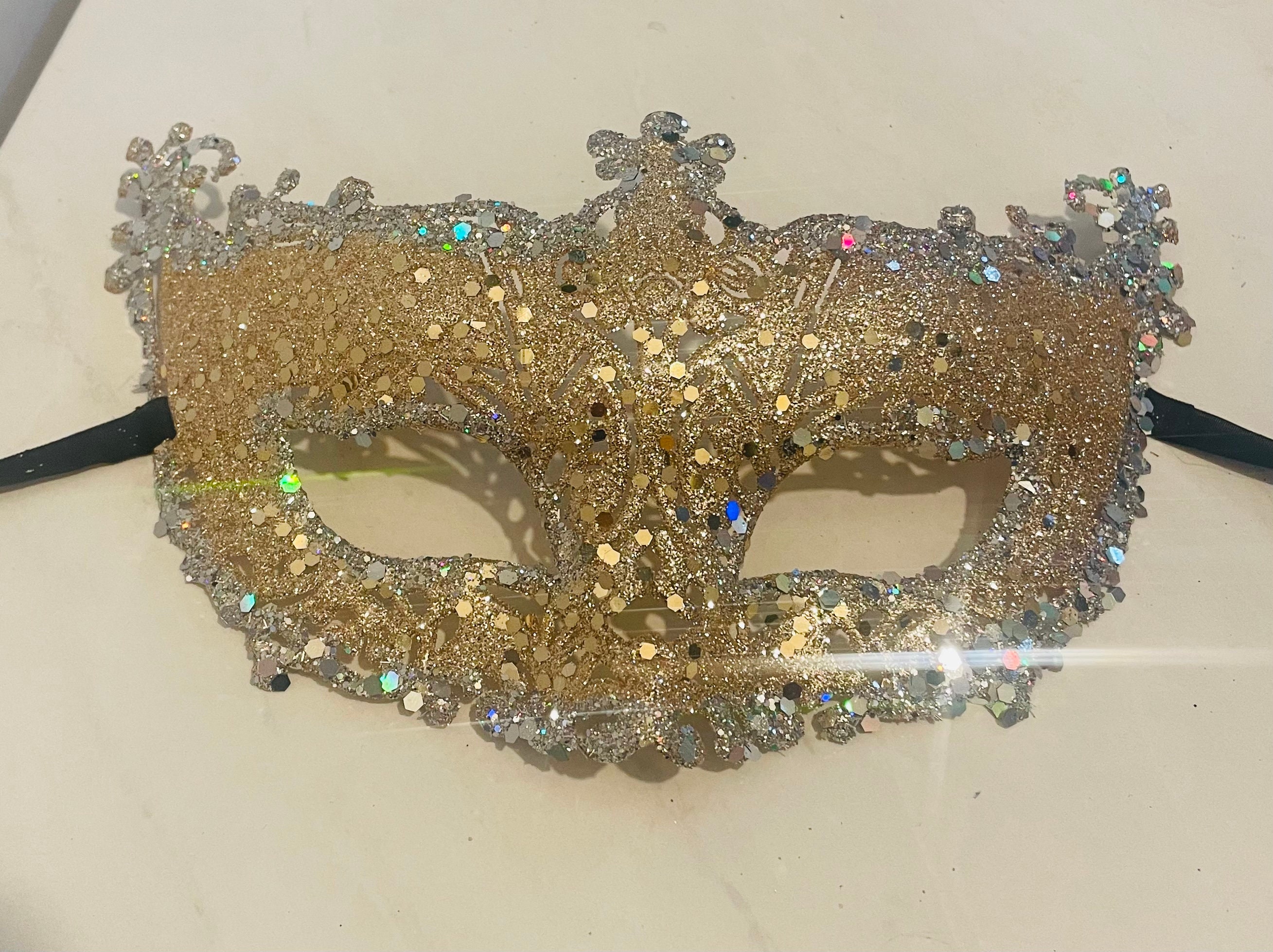 Luxury Masquerade Ball Masks in 2 Colours - Etsy