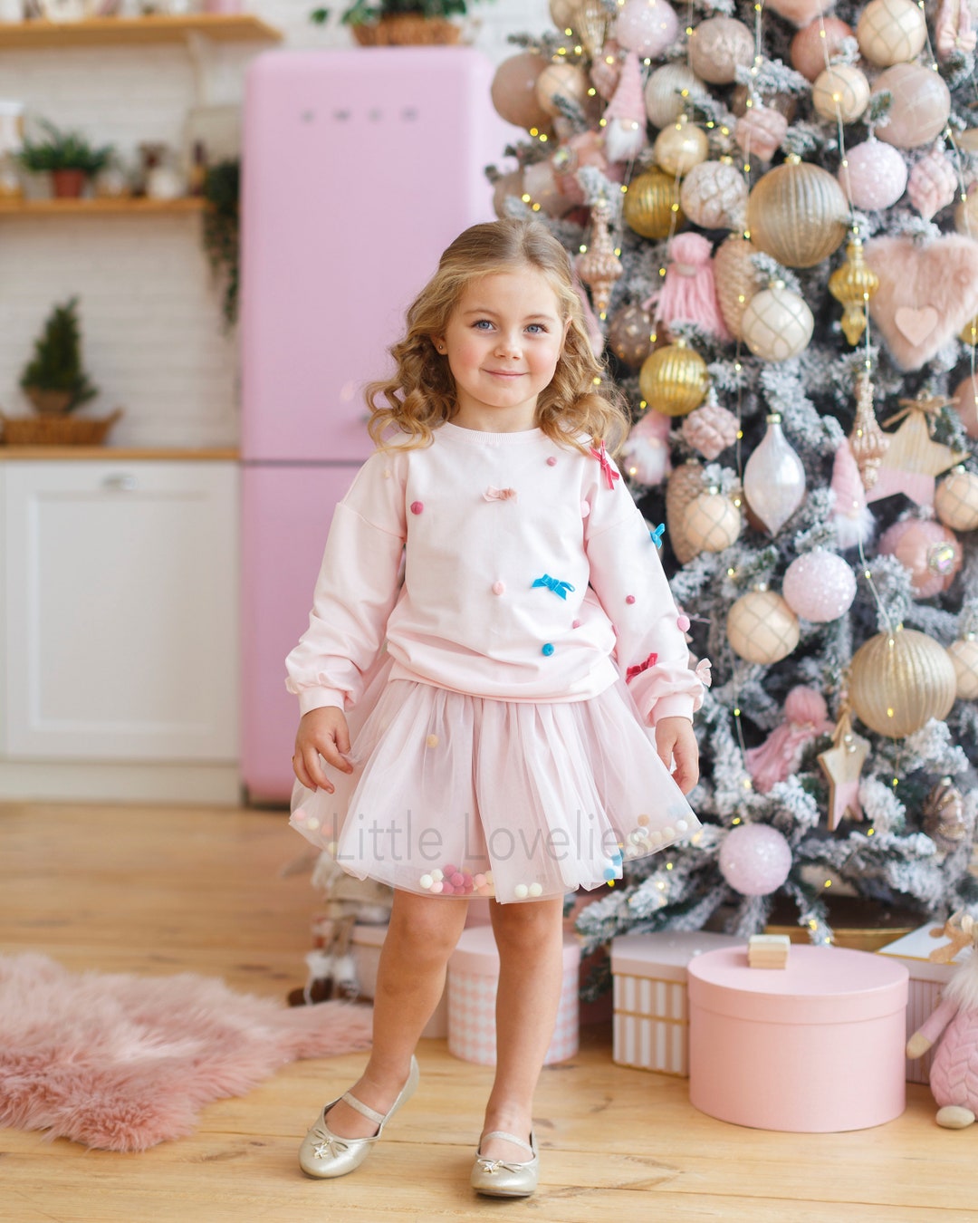 Girls Outfit Pink Clothing Set for Baby Girl Toddler Outfit - Etsy
