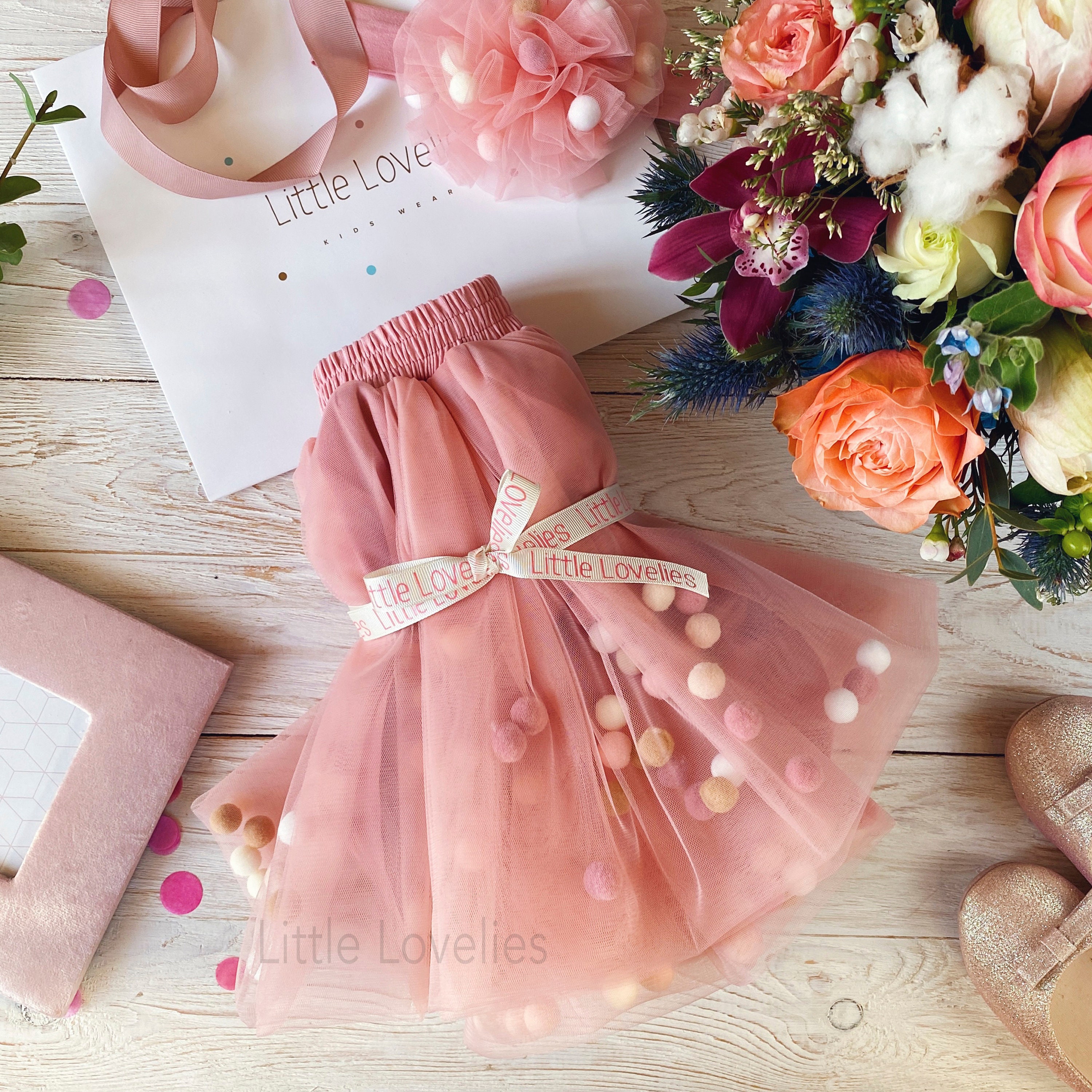 Tutú rosa para niñas tutú rosa niño falda de tutú rosa de | Etsy