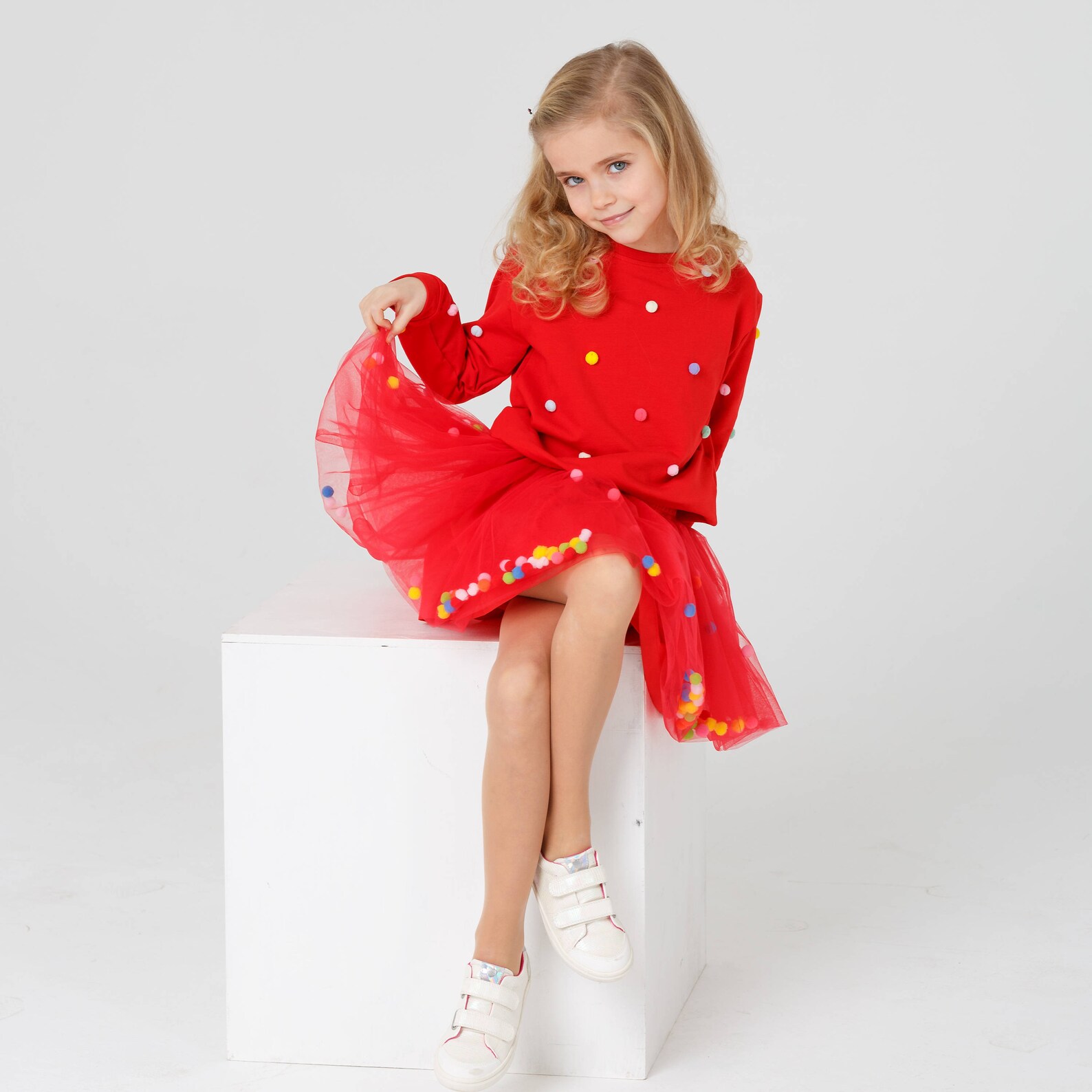 Red sweatshirt kidsRed sweater for girls Sweater toddler | Etsy