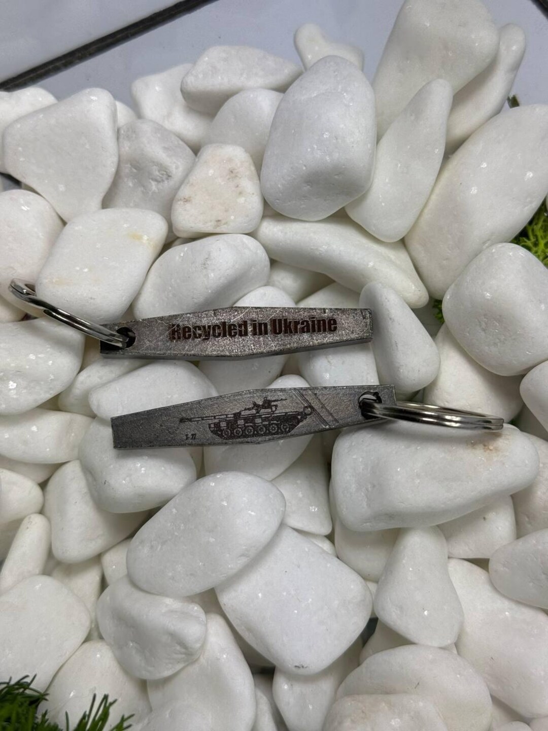 Keyring T72 Recycled Tank Skin From Ukraine,handcrafted Keychain From ...