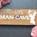Little Bear Cave Sign, Personalised Door Name Sign, Tribal Nursery ...